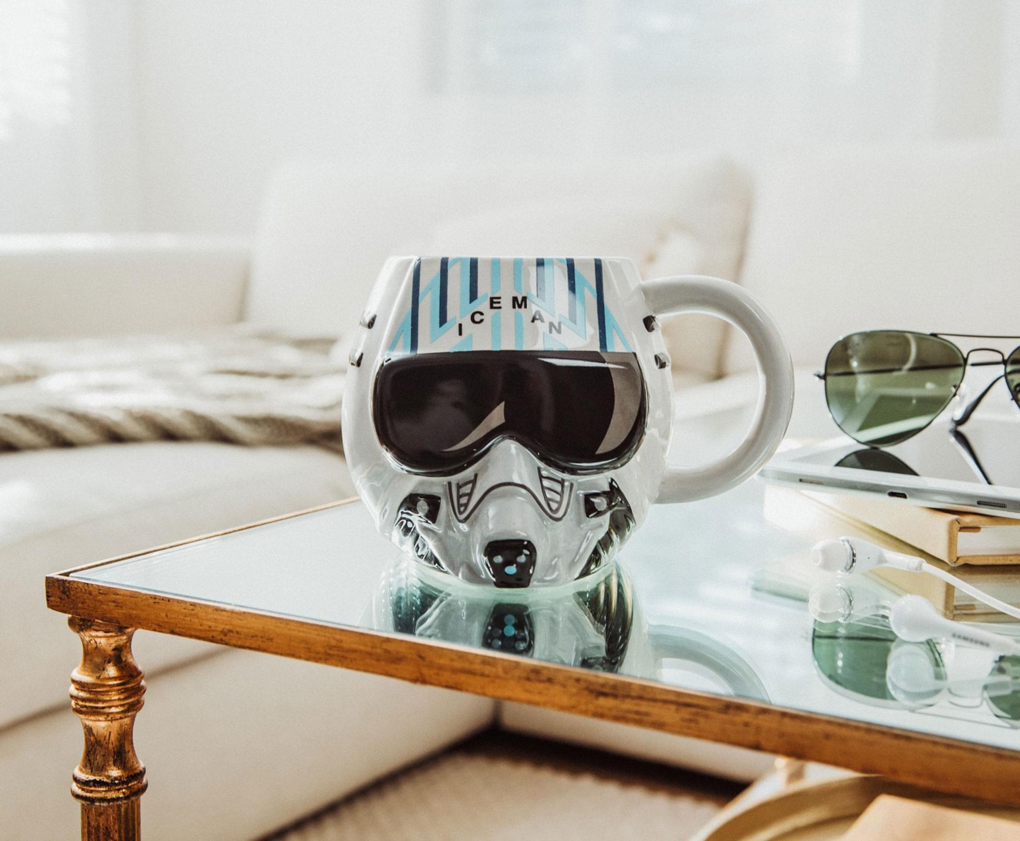 Top Gun: Maverick Iceman Helmet Sculpted Ceramic Mug | Holds 20 Ounces ...