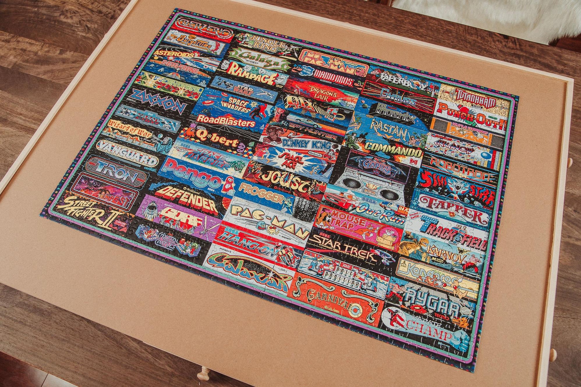 Retro Arcade Game Collage 1000 Piece Jigsaw Puzzle | Free Shipping ...