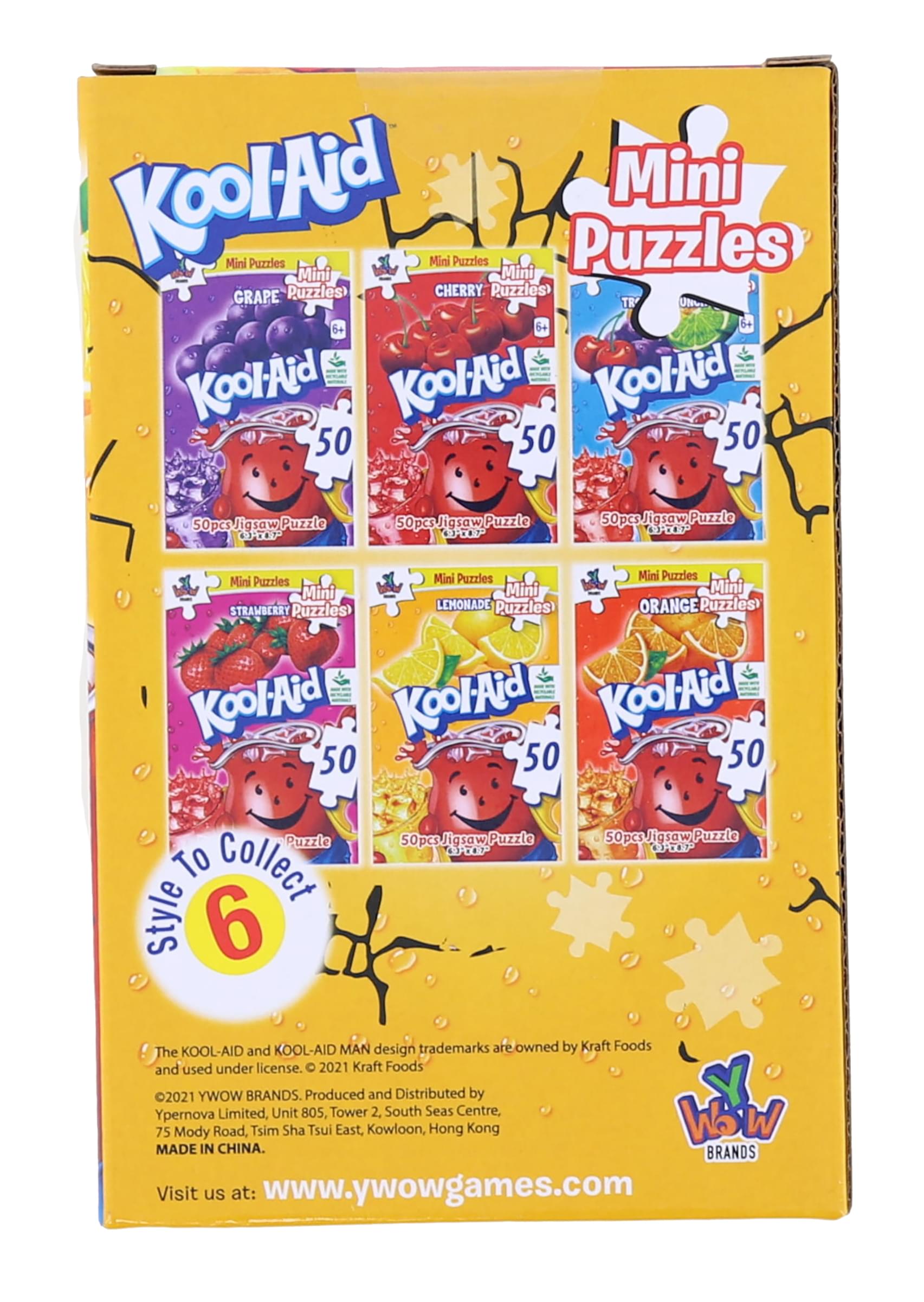 Kool-Aid 50 Piece Mini Jigsaw Puzzle | Lemonade | Free Shipping — MeTV Mall